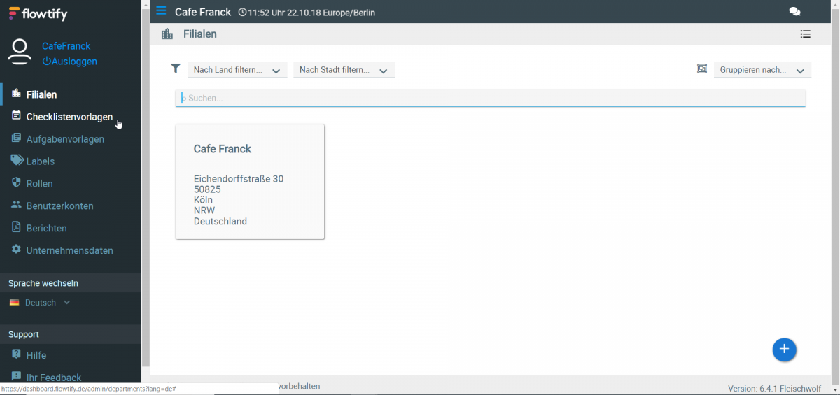 Checklistenvorlagen - Flowtify